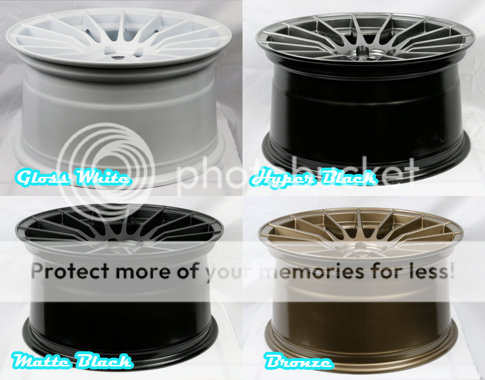 Spring Clearance Sale: Ambit Wheels RE02 17x9 / RT8 18x9.5 - NASIOC