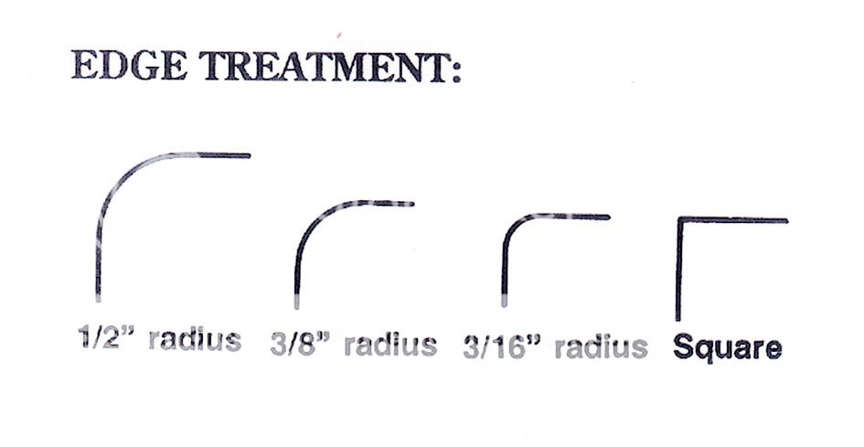 Valley Arts body edge radius